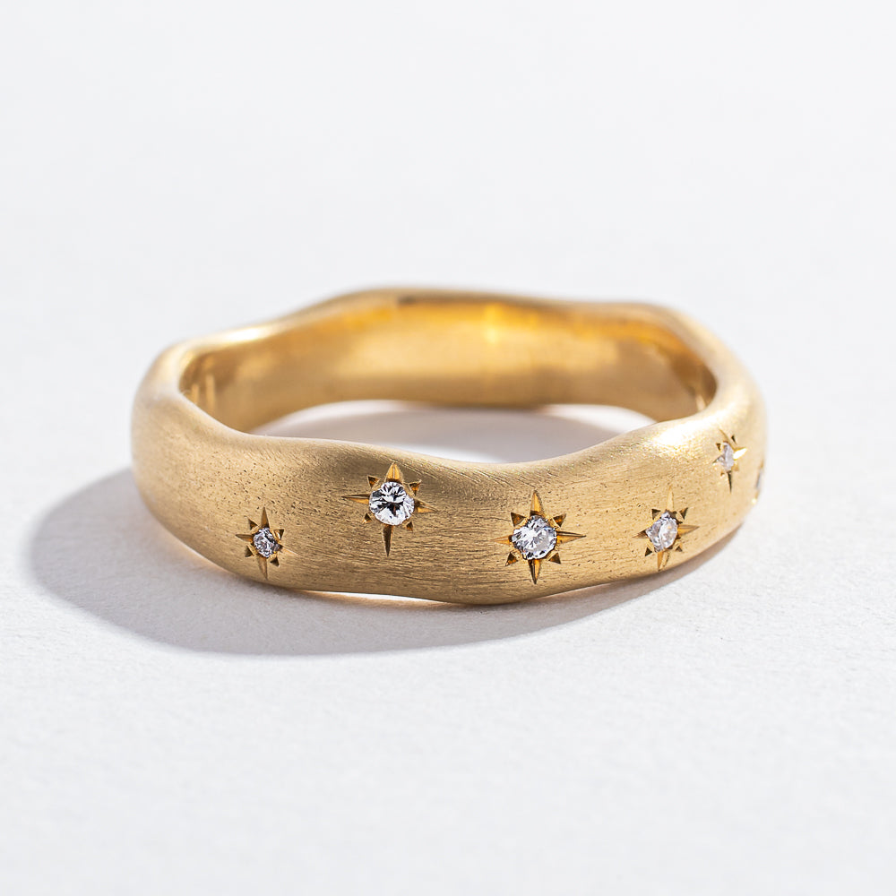 STARRY NIGHT RING | DIAMONDS & 14K GOLD – AngelaMonacojewelry